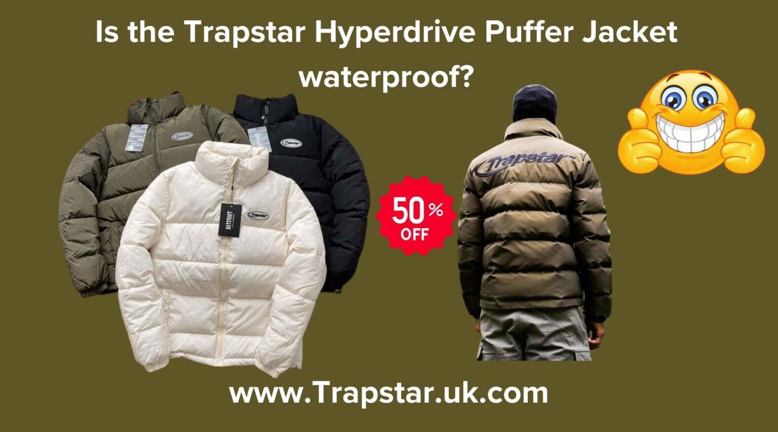 Is the Trapstar Hyperdrive Puffer Jacket Waterproof